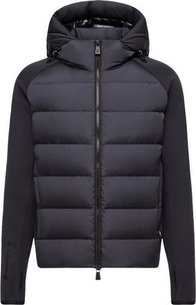 Moncler Moncler Cardigan Zipp&eacute; En Polartec Matelass&eacute;, Homme, Bleu, Taille: 3xl