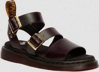 Dr. Martens Gryphon Atlas Leder Gladiatorsandalen in Braun, Gr&ouml;&szlig;e: 36