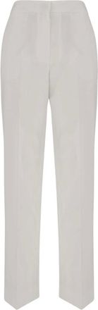 Ql2 Quelledue QL2 Quelledue, Femme, Pantalons, Blanc, Taille: 42 FR Pantalon en coton stretch