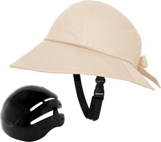 Generic Fahrradhelm f&uuml;r Damen, Erwachsene, mit Visier, breite Krempe, leicht, abnehmbar, winddicht, f&uuml;r Wandern, Camping, Sport, Alltag