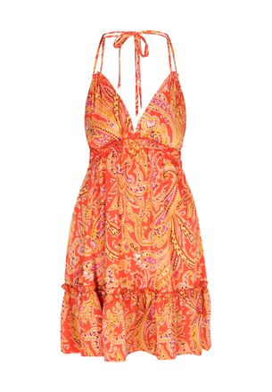 Izia Kleid Frauen orange mehrfarbig