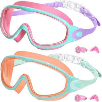 Generic Schwimmbrille f&uuml;r Kinder, Schwimmzubeh&ouml;r, Anti-Beschlag-Brille mit Nasenklammer, UV-Schutz, Brille f&uuml;r Jugendliche, Kleinkinder,, M&auml;dchen,, Pool, Somm