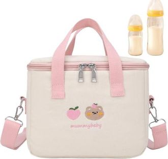 Generic Sac de maternit&eacute; - Sac &agrave; langer de voyage | Sac de rangement mignon de grande capacit&eacute; avec compartiment &agrave; couches isolant, sac de transport r&eacute;glable 