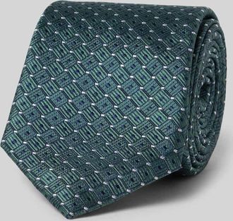 Willen Krawattenfabrik Krawatte aus Seide im Allover-Look (7,5 cm)