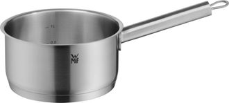 WMF Comfort Line Stielkasserolle 16cm ohne Deckel, kleiner Topf 1,4l, Kochtopf klein, Nudeltopf, Milchtopf Induktion, Cromargan Edelstahl mattiert, Skalie