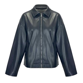 Jack Wills Bomberjacke f&uuml;r Damen, Kunststoff (Schwarz)