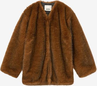 Isabel Marant Manteau Aglae - Femme - Ocre - Taille 34 - Isabel Marant