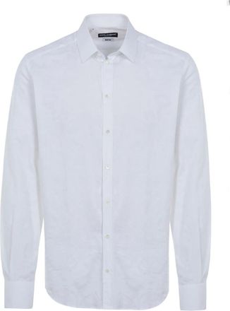 Dolce & Gabbana Casual Hemd - - Shirts - Herren - Wei&szlig; - 3XL