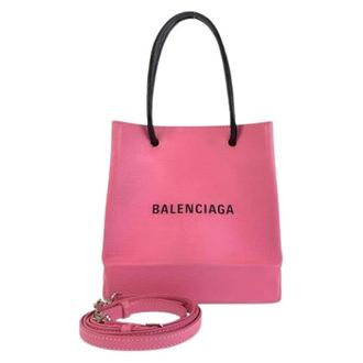 Balenciaga Pre-owned Sac Cabas XXS en cuir - Femme - Pre-owned - Rose - Taille: ONE Size