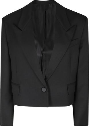 The Attico Blazer en laine - Femme - Vestes - Noir - Taille: 36 FR