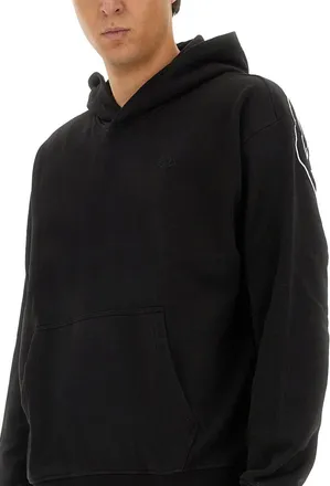 Diesel Logo-Embroidered Cotton Sweatshirt - Black