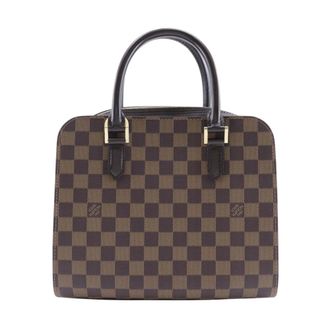 Louis Vuitton Pre-owned Structured Leather Satchel - - Pre-owned - Damen - Braun - ONE SIZE