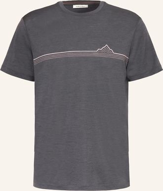 Icebreaker T-Shirt Merino 150 Tech Lite Aus Merinowolle grau