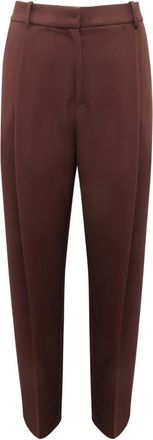 Elisabetta Franchi Femme, Pantalons, Brun, Taille: 40 FR Pa-125-56E2 Palazzo Pantalons