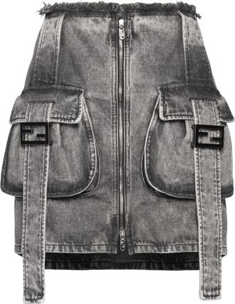 Fendi HOSEN & R&Ouml;CKE - Jeansr&ouml;cke auf YOOX.COM