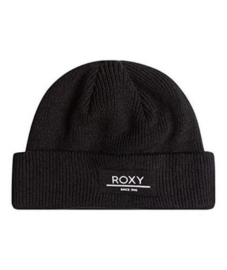 Roxy Bonnet Folker pour femme, Noir v&eacute;ritable., Taille unique