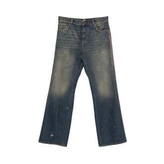 Amiri MA Fit Embellished Stripe Jean - - Jeans - Herren - Blau - W32