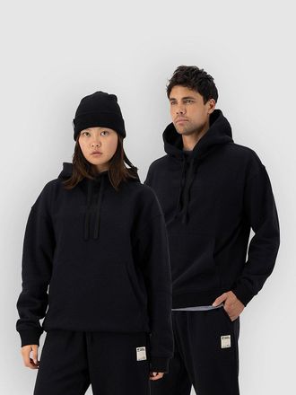 Mons Royale Verdant Merino Organic Cotton Hoodie black