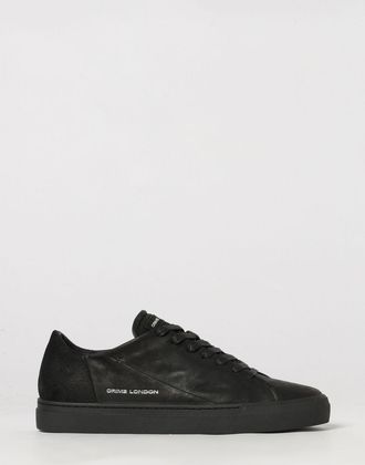 Crime London Amuse Low-Top-Sneaker aus Leder mit laminiertem Logo und Gummisohle