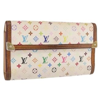 Louis Vuitton Portefeuille Vintage en Toile Pre-owned - Femme - Pre-owned - Multicolore - Taille: ONE Size