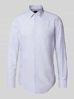HUGO BOSS Slim Fit Businesshemd aus Lyocell-Baumwoll-Mix Modell HANK