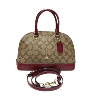 Coach Pre-owned Mini Sierra Satchel PVC 2way bag - - Pre-owned - Damen - Beige - ONE SIZE