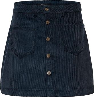 Only Damen 15182080 Rock, Blau (Night Sky Night Sky), 34 (Herstellergr&ouml;&szlig;e: XS)