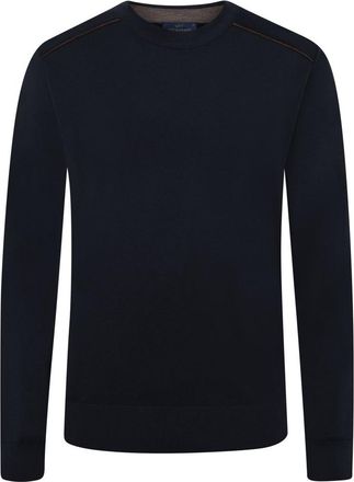 Paul & Shark Rundhalspullover aus reiner Wolle in