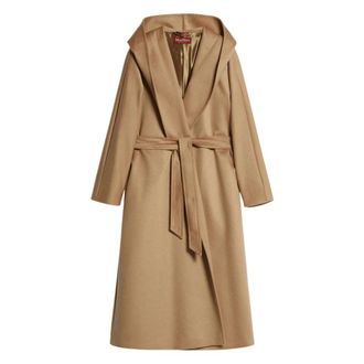 Max Mara Wollmantel mit Kimono&auml;rmeln - - Coats - Damen - Beige - XS