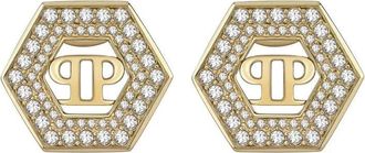 Philipp Plein Femme, Accessoires, Jaune, Taille: ONE Size Pjrea13Eu Earrings