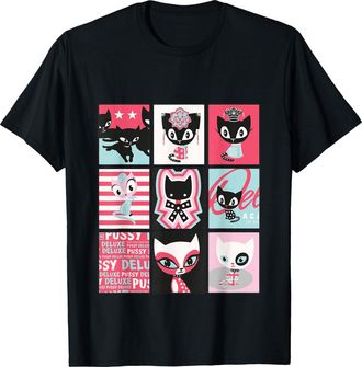 Pussy Deluxe 9 Tiles Cats T-Shirt