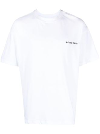 A-Cold-Wall* t-shirt en coton &agrave; logo imprim&eacute; - Blanc