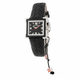 Laura Biagiotti Femme, Accessoires, Gris, Taille: ONE Size Montre Femme &Eacute;l&eacute;gante Quartz Argent Cuir