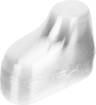 Valiclud 60 Stück Teiliges Transparente aus PVC Robuste Schuhhalter für Kleinkinderschuhe Stilvolle Praktische Display Modelle zur Formbewahrung und Lebensdaue