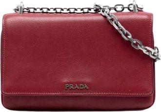 Prada Sac bandouli&egrave;re Pre-owned - Femme - Pre-owned - Rouge - Taille: ONE Size