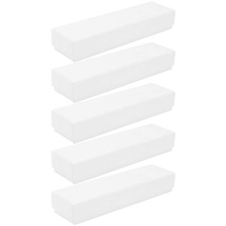 Cabilock 5er-Box Stift Papier Schachtel Geschenkbox Ansehen Schmuck Veranstalter Box Lange Schmuckschatulle Lange Kette Geschenkbox Kugelschreiber Sammlung Etu