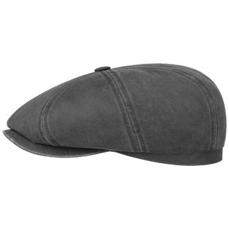 Stetson Hatteras Old Cotton Schieberm&uuml;tze Damen Herren Newsboy Cap UV-Schutz 40 Ballonm&uuml;tze Wasserabweisend Schildm&uuml;tze mit Baumwolle Flatcap Sommer Winter sc