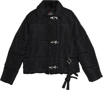 ottod'Ame Femme, Vestes, Noir, Taille: 36 FR Short Puffer Jacket