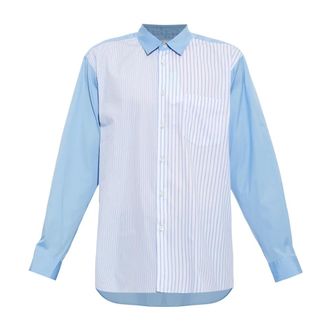 Comme Des Gar&ccedil;ons Chemise en coton - Homme - Chemises - Bleu - Taille: S