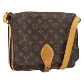 Louis Vuitton Sac bandouli&egrave;re en toile Pre-owned - Femme - Pre-owned - Brun - Taille: ONE Size