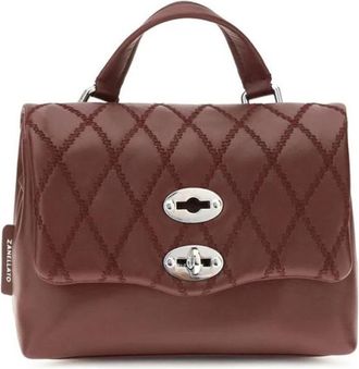 Zanellato Gesteppte Diamant-Klapphandtasche - - Bags - Damen - Braun - ONE SIZE