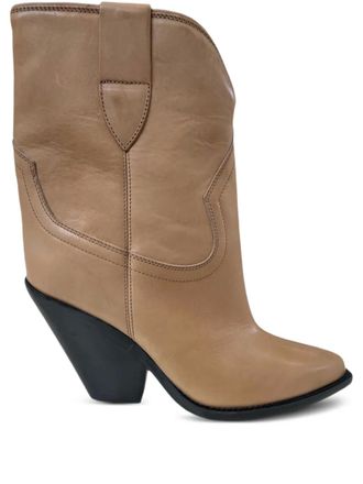 Isabel Marant Stiefel aus Leder 90mm - Nude