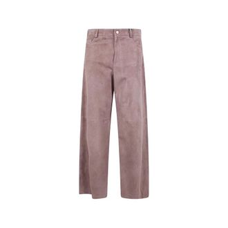 Max Mara Fulmine Wildlederhose - - Trousers - Damen - Braun - M