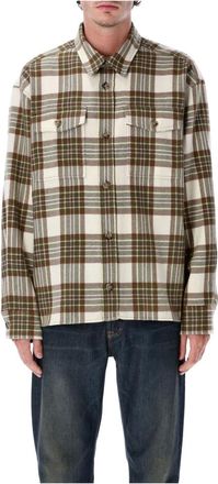 Ami Homme, Chemises, Multicolore, Taille: S Checked Shirt