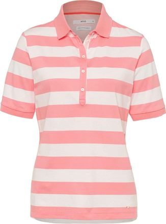 Brax Brax Damen Cleo Finest Pique STRETCH Poloshirt,, per pack Violett (Melon 87), 34 (Herstellergröße: 34)