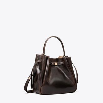 Tory Burch Romy Distressed Bucket Bag