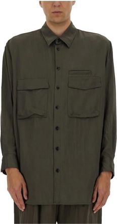 Christophe Lemaire Homme, Chemises, Vert, Taille: L Utility Overshirt