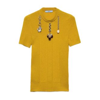 Prada Prada Pullover - - Knitwear - Damen - Gelb - M