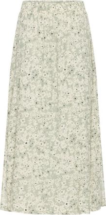 Ichi Ichi, Femme, Jupes, Vert, Taille: 44 FR Jupe Tea Dottet Flower