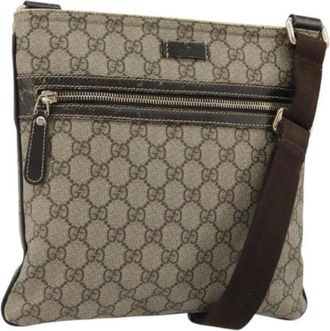Gucci Sac bandouli&egrave;re vintage doccasion - Femme - Pre-owned - Beige - Taille: ONE Size